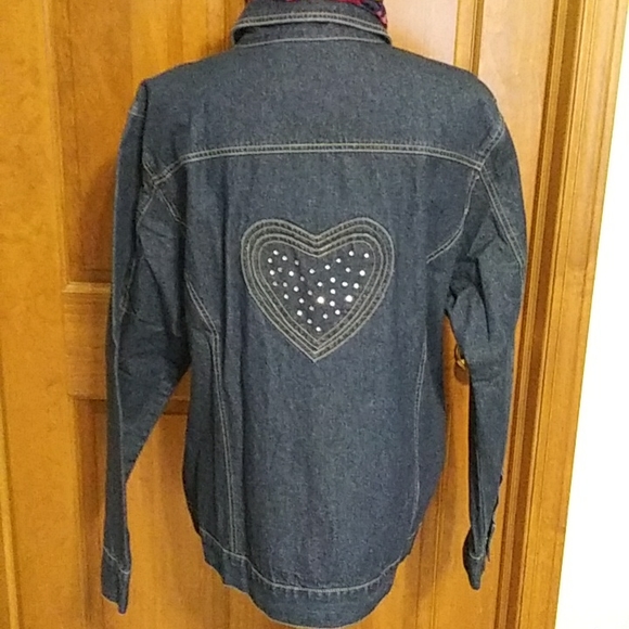 Quacker Factory | Jackets & Coats | Quacker Factory Denim Jacket With ...